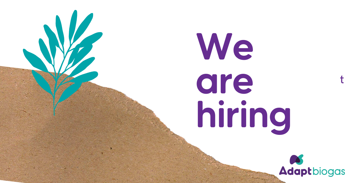 Career changing roles at Adapt Biogas - Adapt Biogas